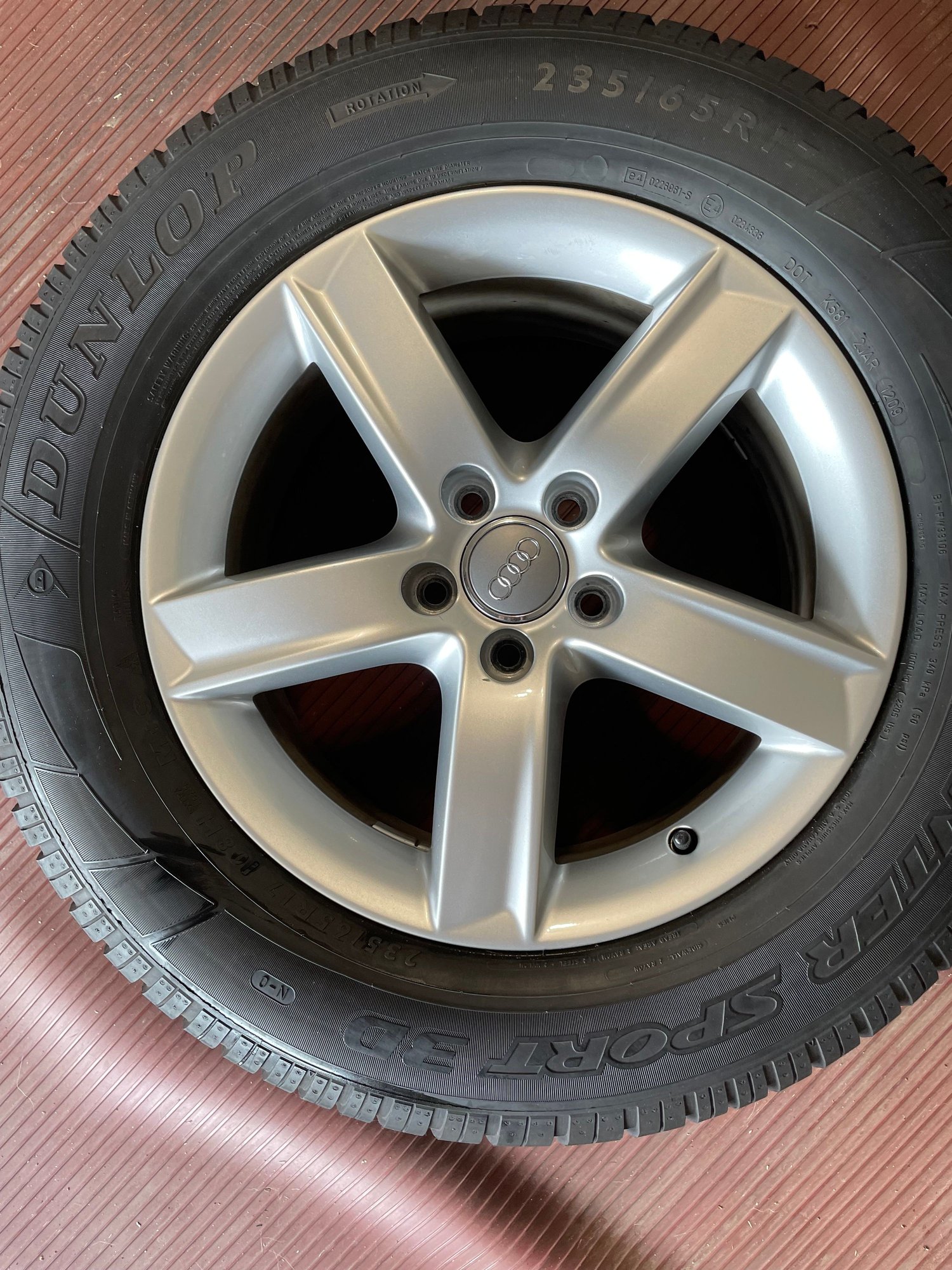 Original Audi 5-spoke wheels 7x17 ET37 - AudiWorld Forums