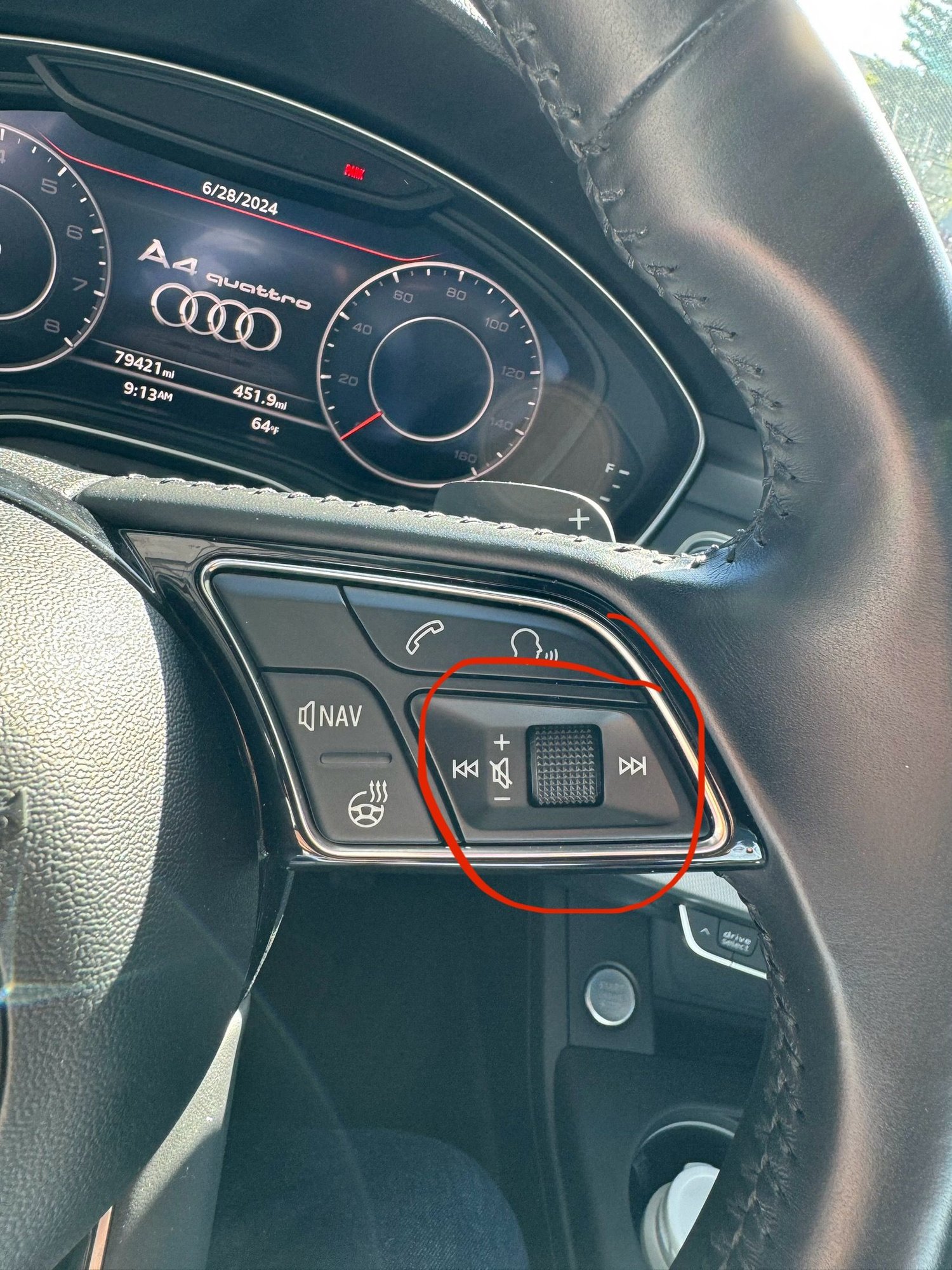 Scroll wheel on steering wheel stopped working - AudiWorld Forums