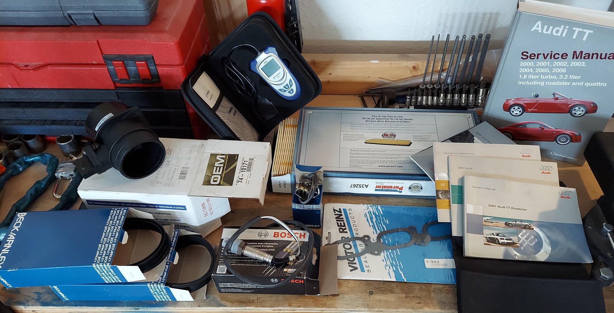 Car was donated, found a box of new parts in my garage. Want 'em ...