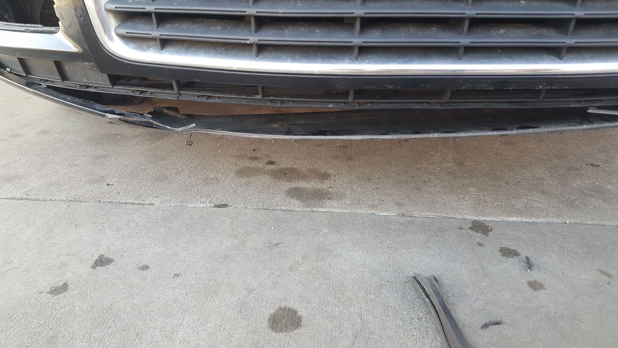 Damaged lower front bumper - looking for part numbers/names and opinion - AudiWorld Forums