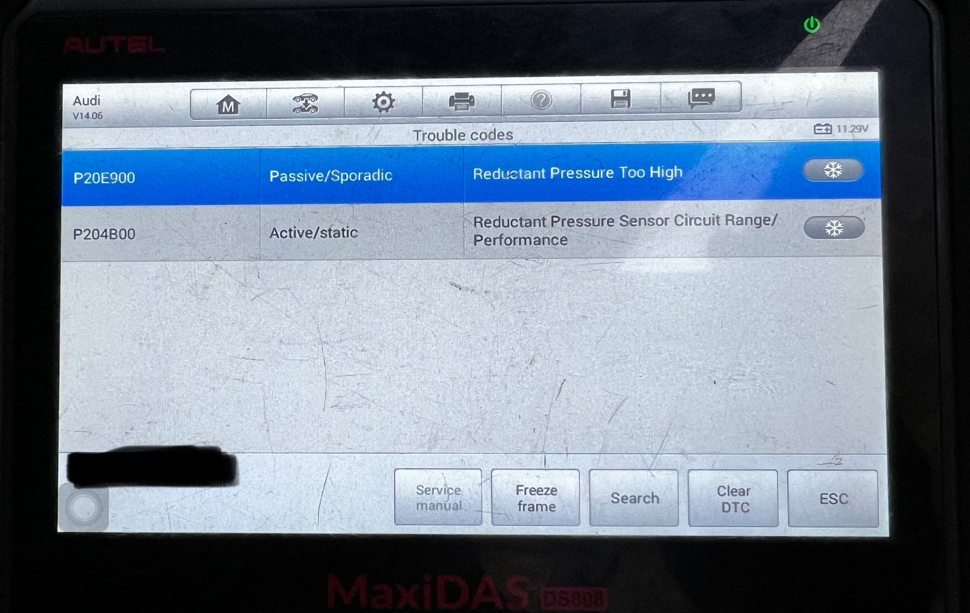 AdBlue 650m - warning. + P20E900 & P204B00 - AudiWorld Forums