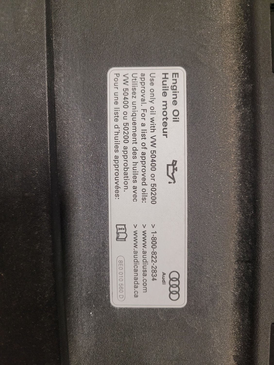 Correct Oil Spec for CREC Engine? - Page 2 - AudiWorld Forums