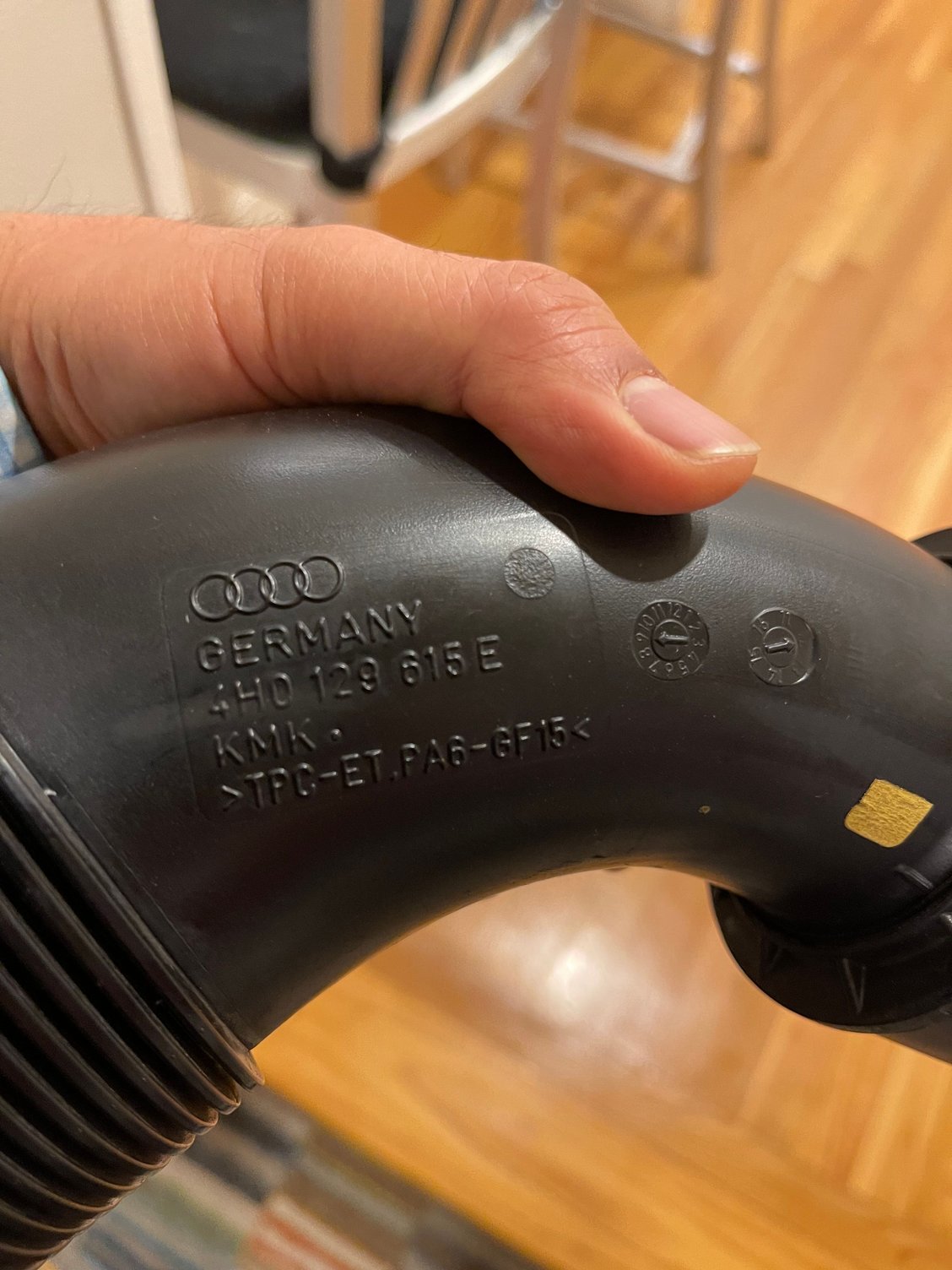 Cracked intake pipe - AudiWorld Forums