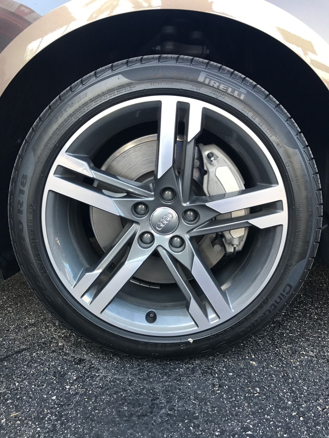 Audi A4 2017 Audi A4 B9 18 inch OEM Wheels and Tires - AudiWorld Forums
