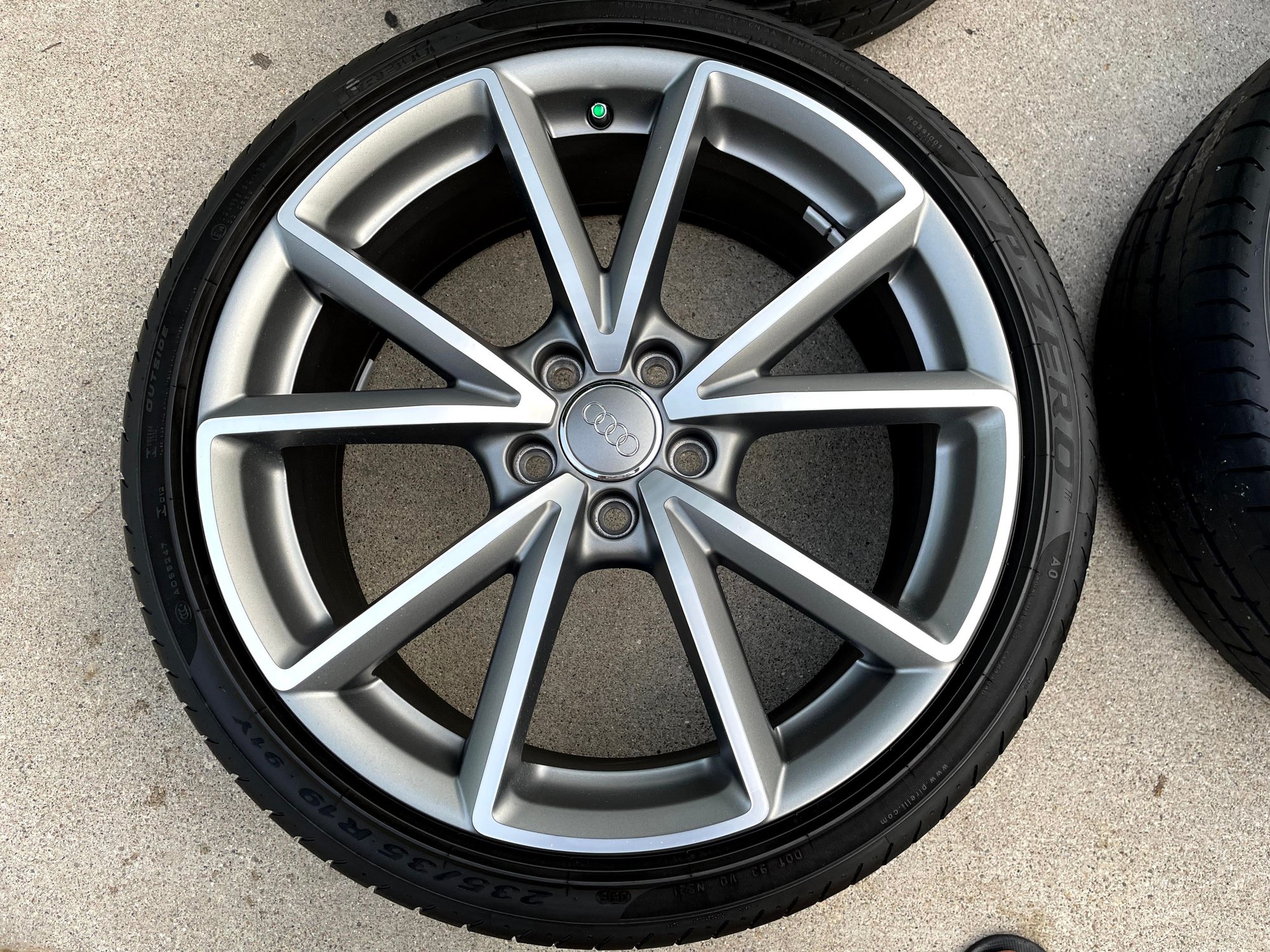 Audi S3 Black Optics Package 19x8 Rims with Pirelli P Zero 235/35 ZR19 ...