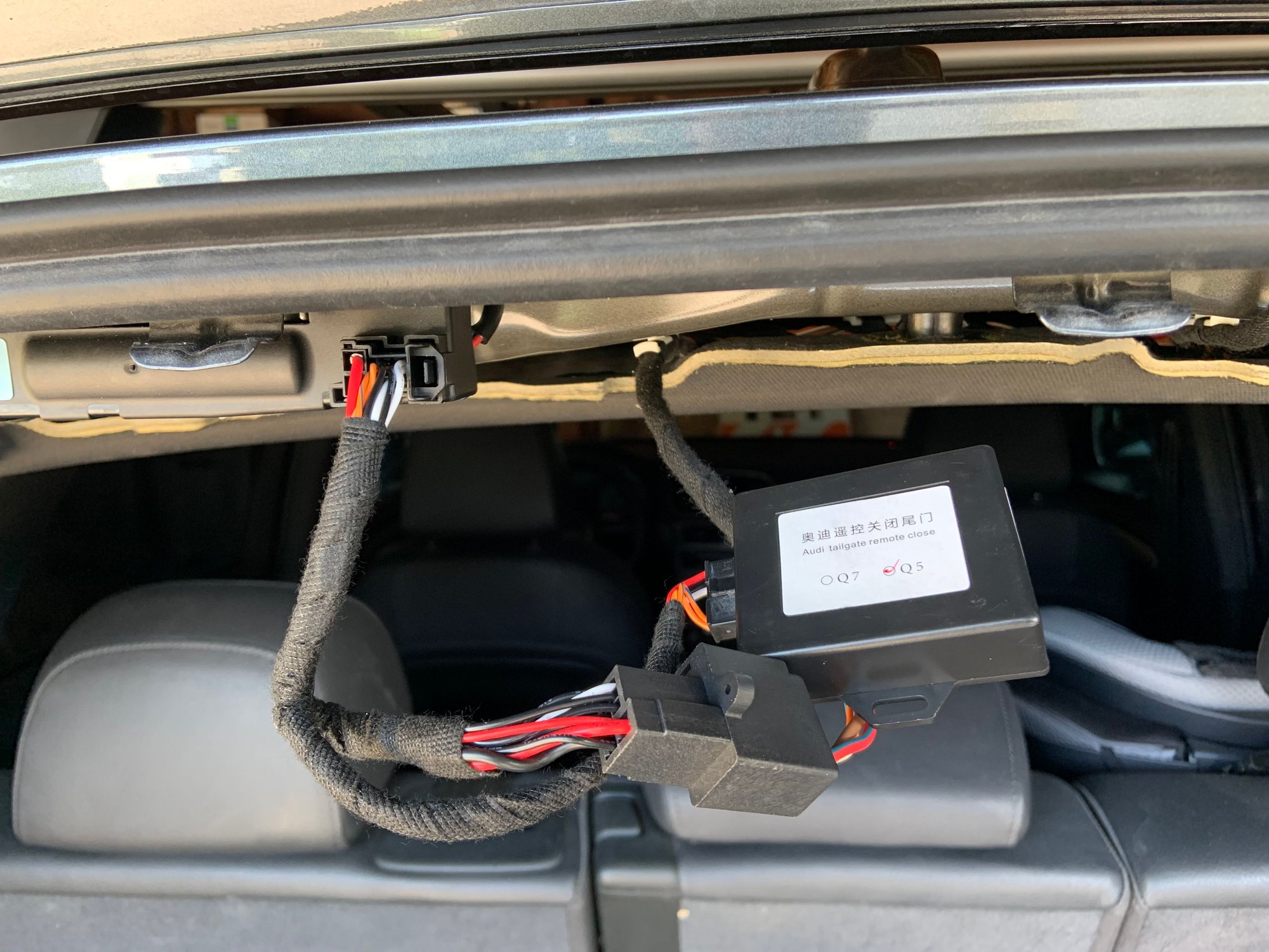 Help Installing Remote Hatch Close Module - AudiWorld Forums
