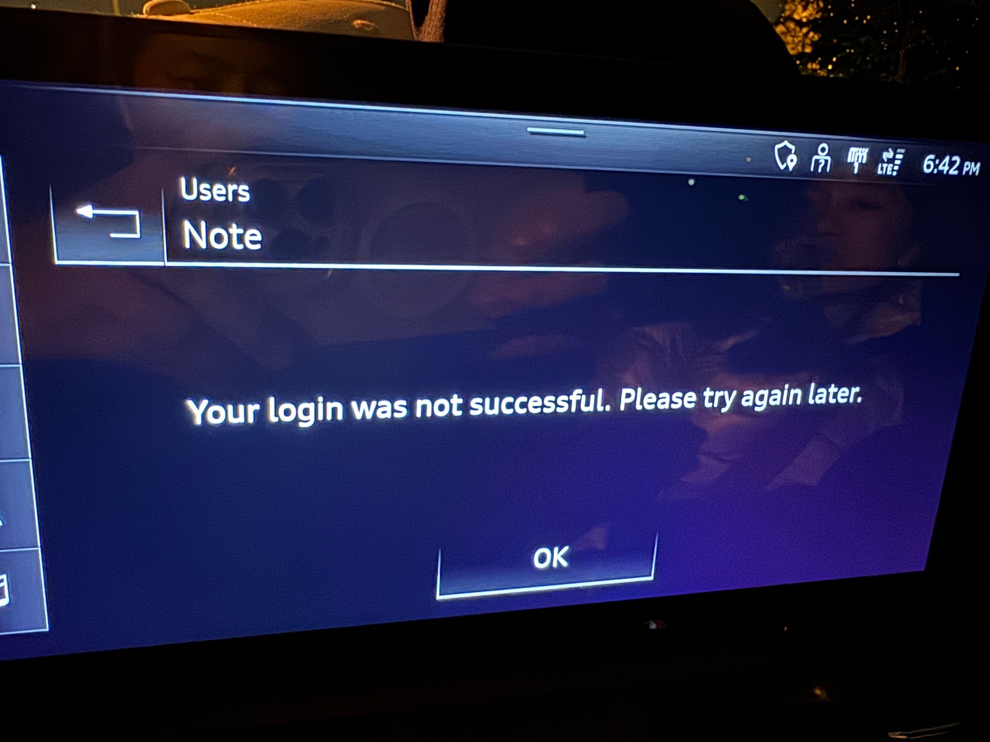 Not able to login MMI as key user - AudiWorld Forums