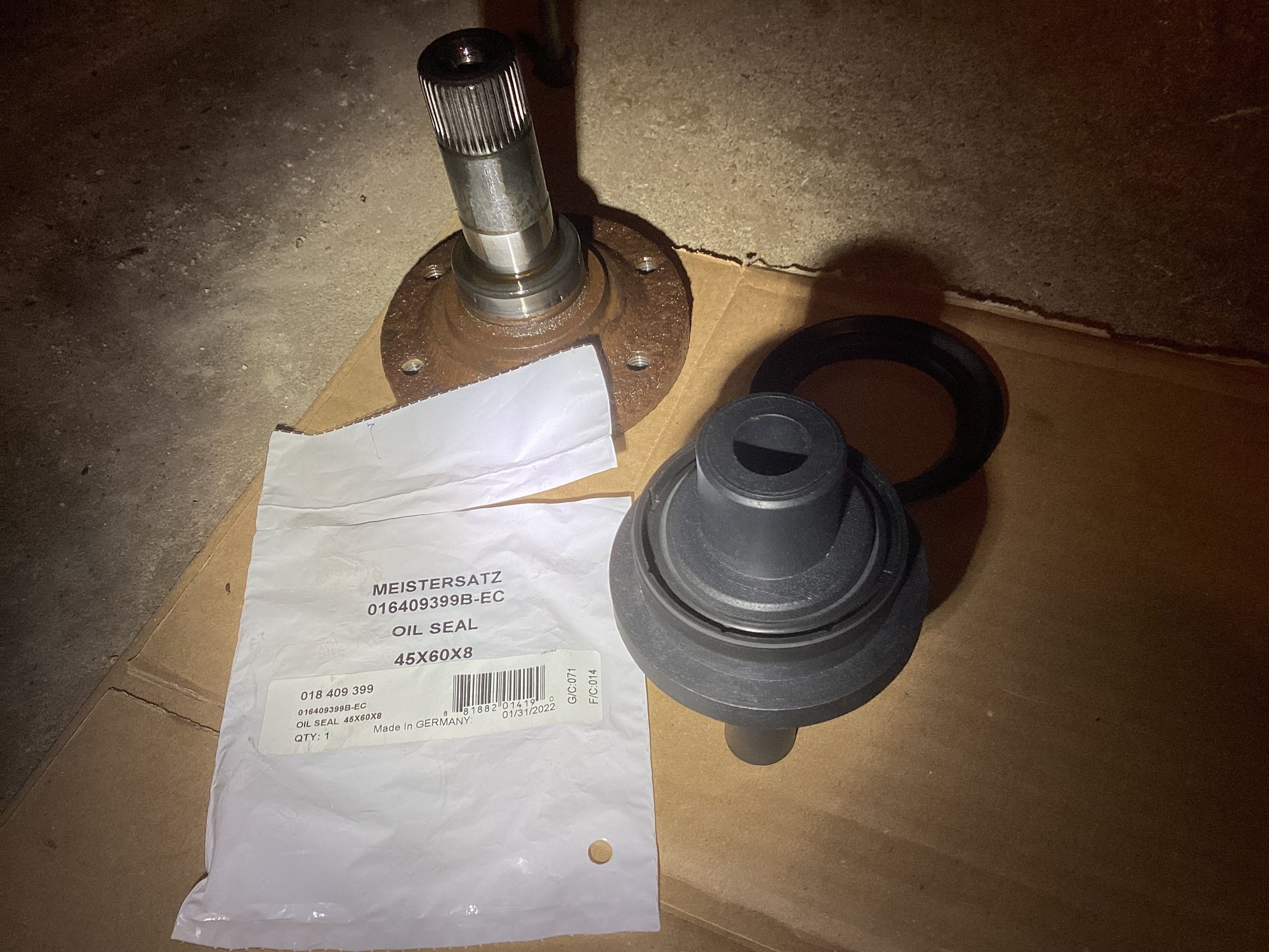 Replace rear differential output shaft seal 2004 Allroad - AudiWorld Forums
