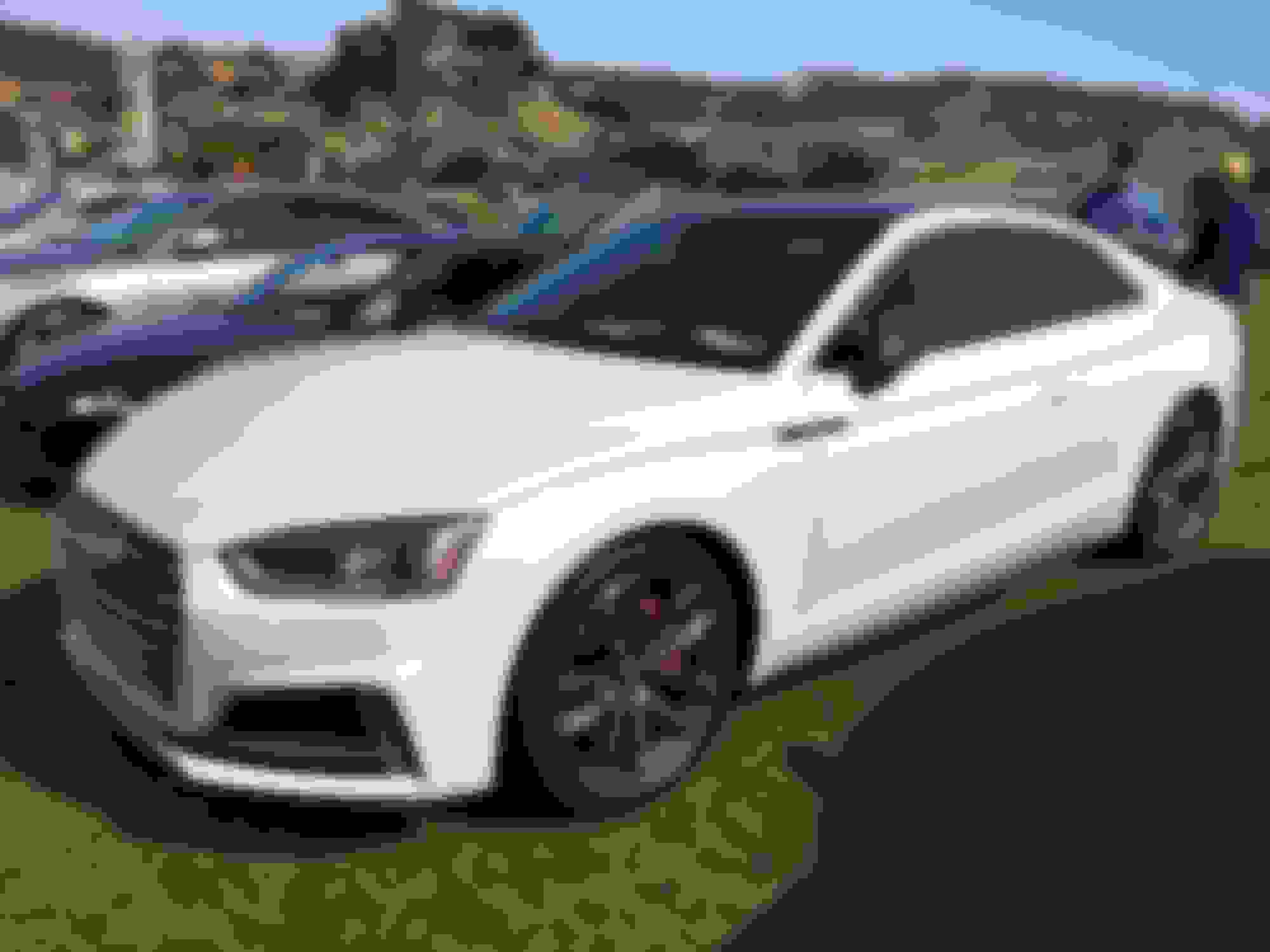 White S5 Coupe that was at the Legends of the Autobahn in new Quattro Quarterly... - AudiWorld ...