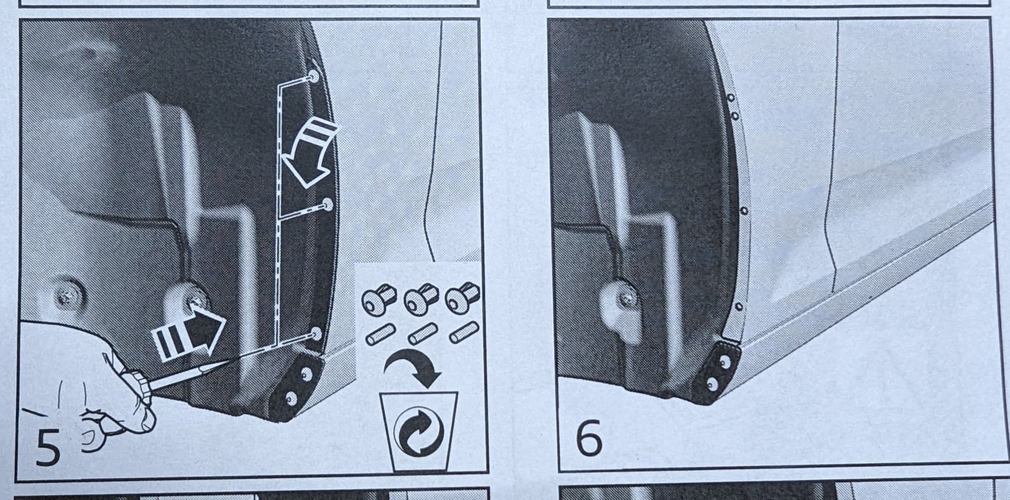 Audi OEM splash guard installation issue - AudiWorld Forums