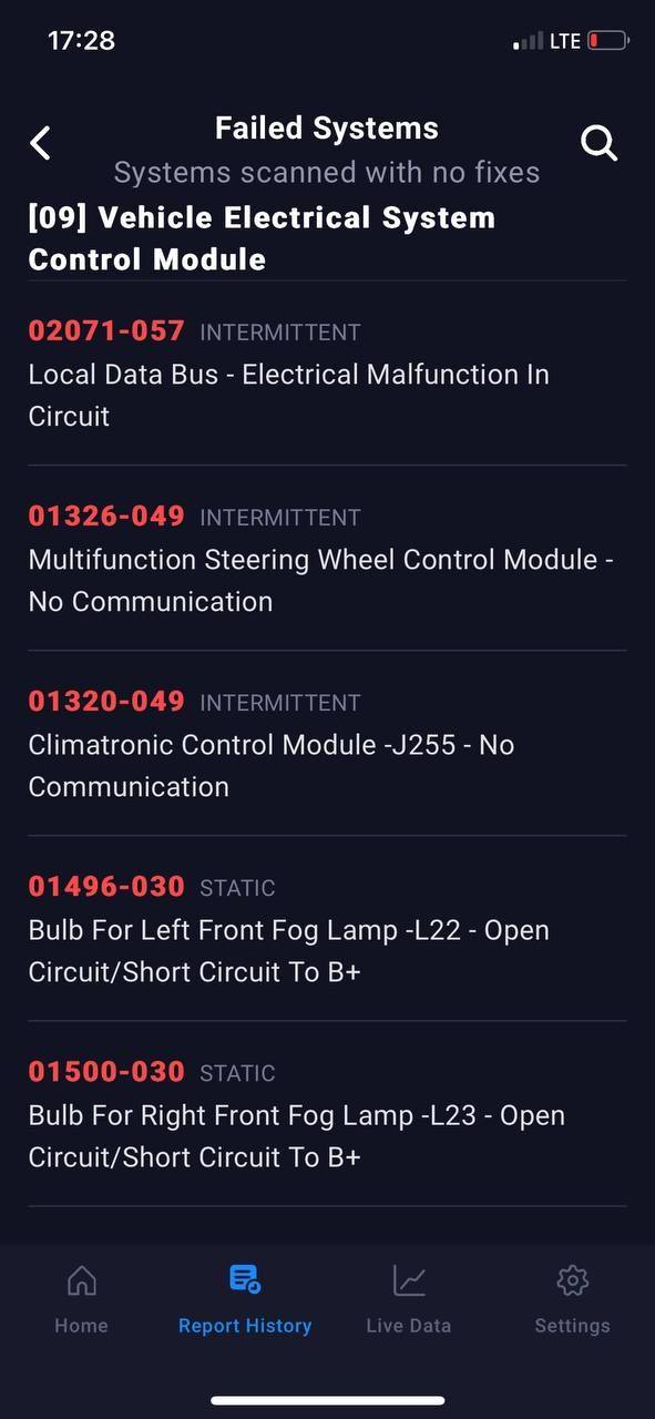 Stalled, crankes but not firing up, 38 fault codes, ECM broken? - AudiWorld Forums