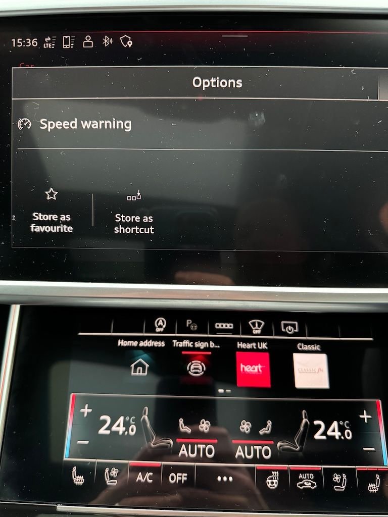 2023 Q7 Traffic sign speed warning - AudiWorld Forums