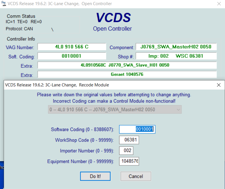 Lane change coding needed - Page 2 - AudiWorld Forums