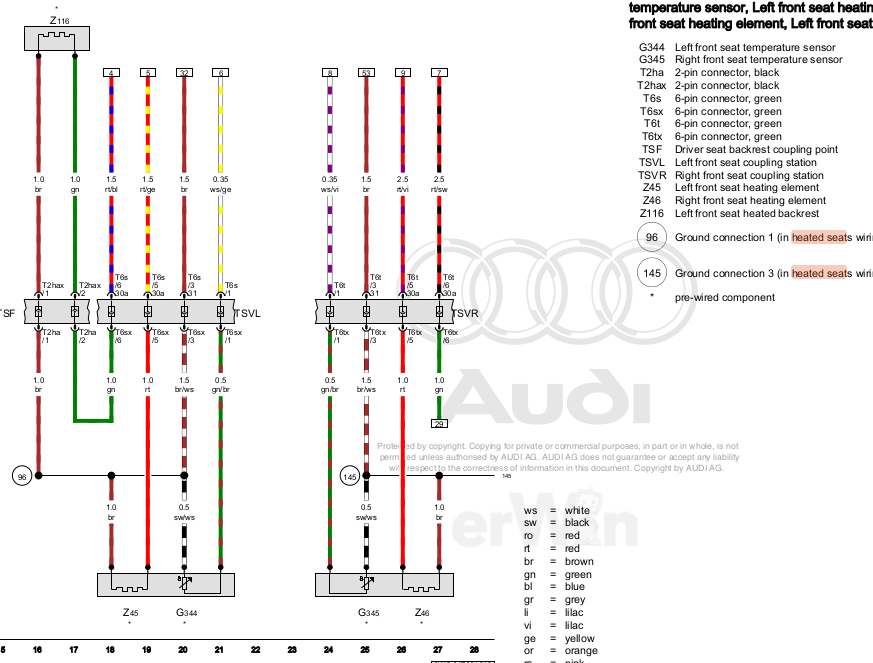 How to test seat heaters? - AudiWorld Forums