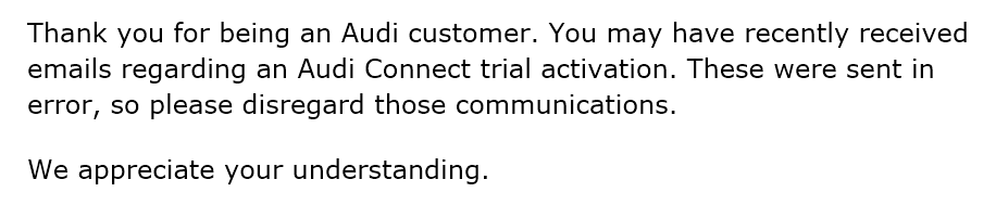 Audi Connect Everyday Uses - AudiWorld Forums