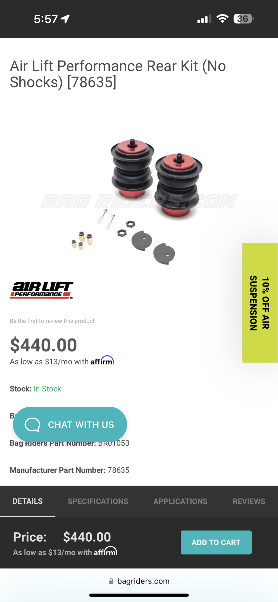 Airlift V2 Air Ride Kit for Audi A6/C6 (2005-2011) - AudiWorld Forums