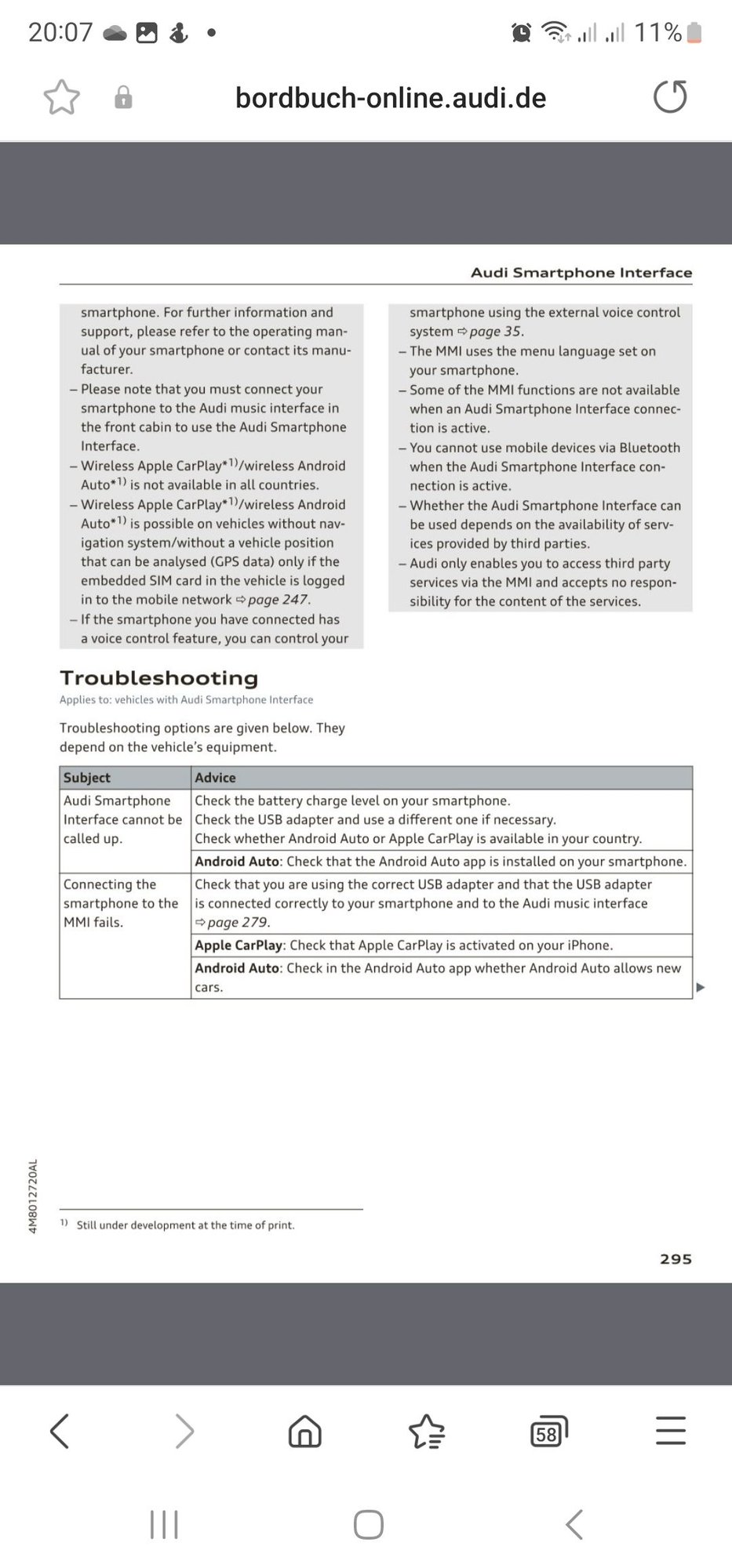 DE: No phone apps - Page 2 - AudiWorld Forums