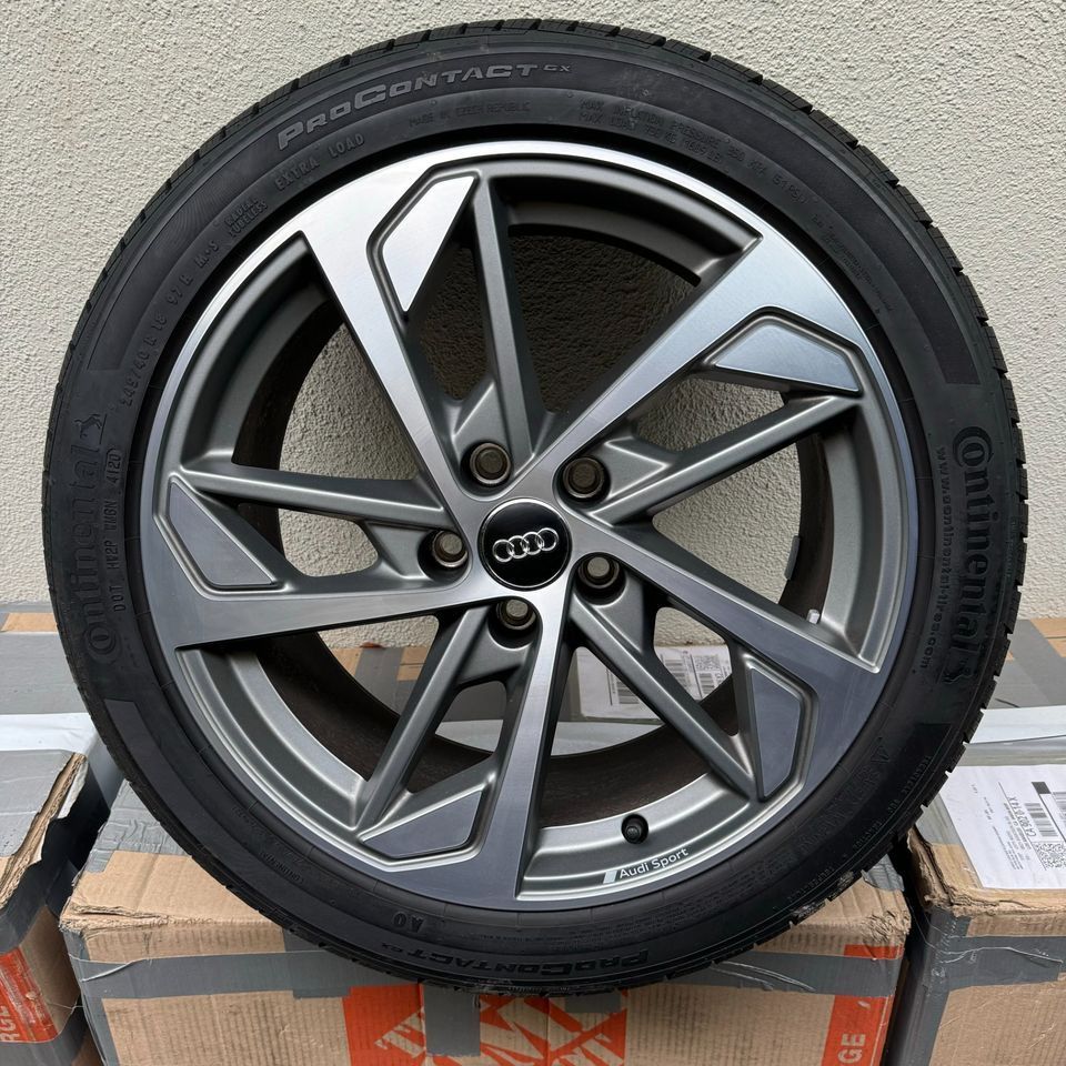 Audi 18" OEM Wheels & Tires set (4) Continental Pro Contact GX 225/40 ...