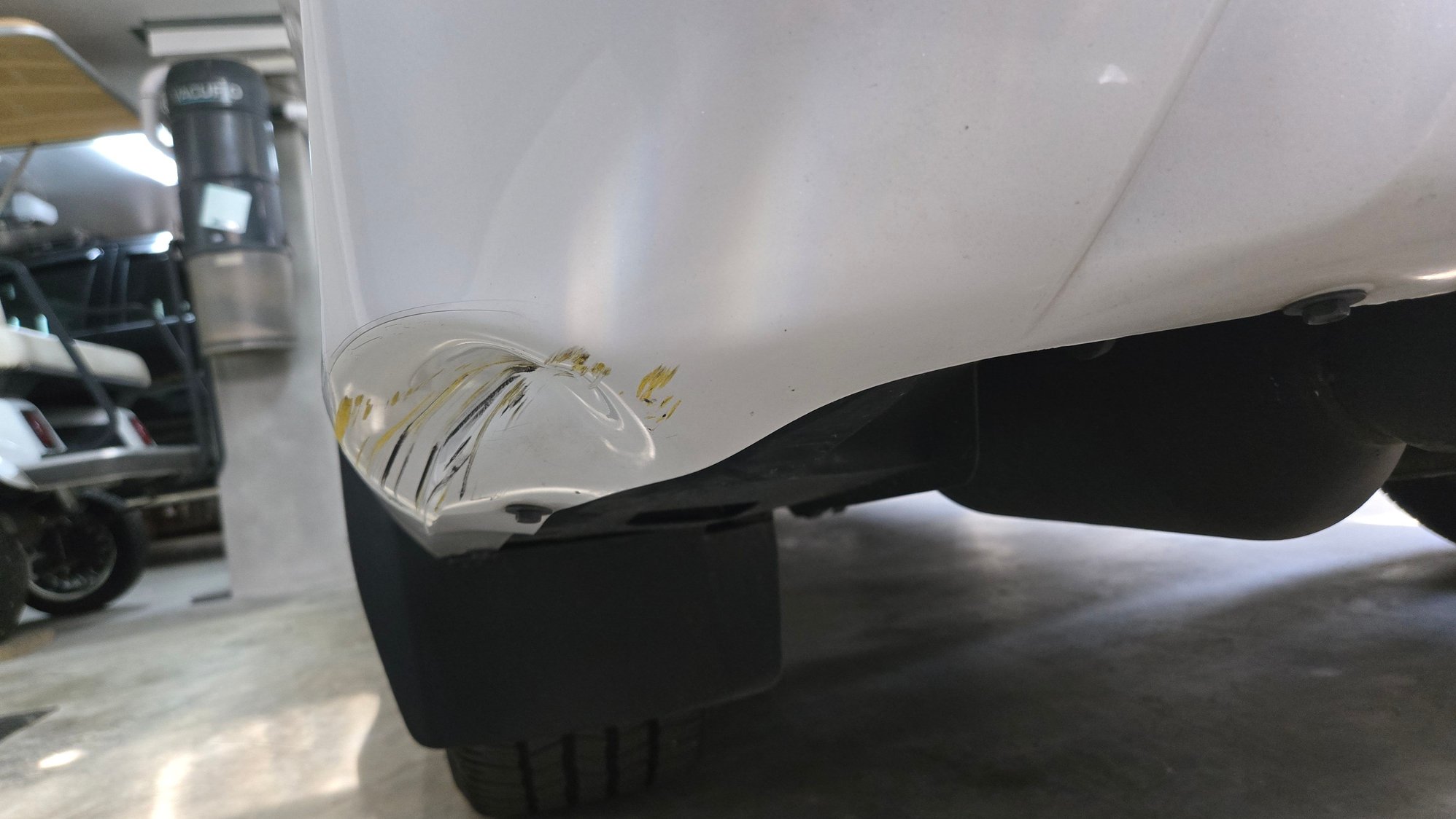 LX570 Lower Left Rear Bumper Fixable by PDR - ClubLexus - Lexus Forum ...