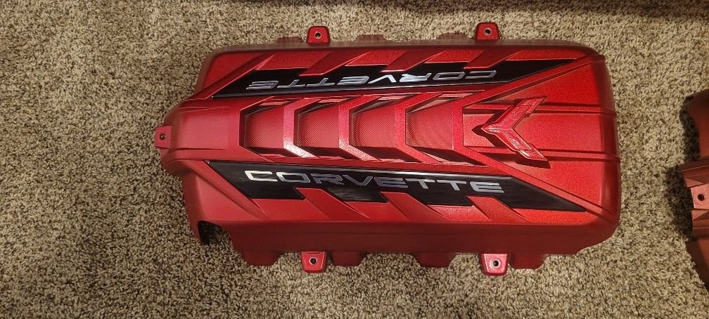 FS (For Sale) OEM Gloss red engine cover $325 - CorvetteForum ...