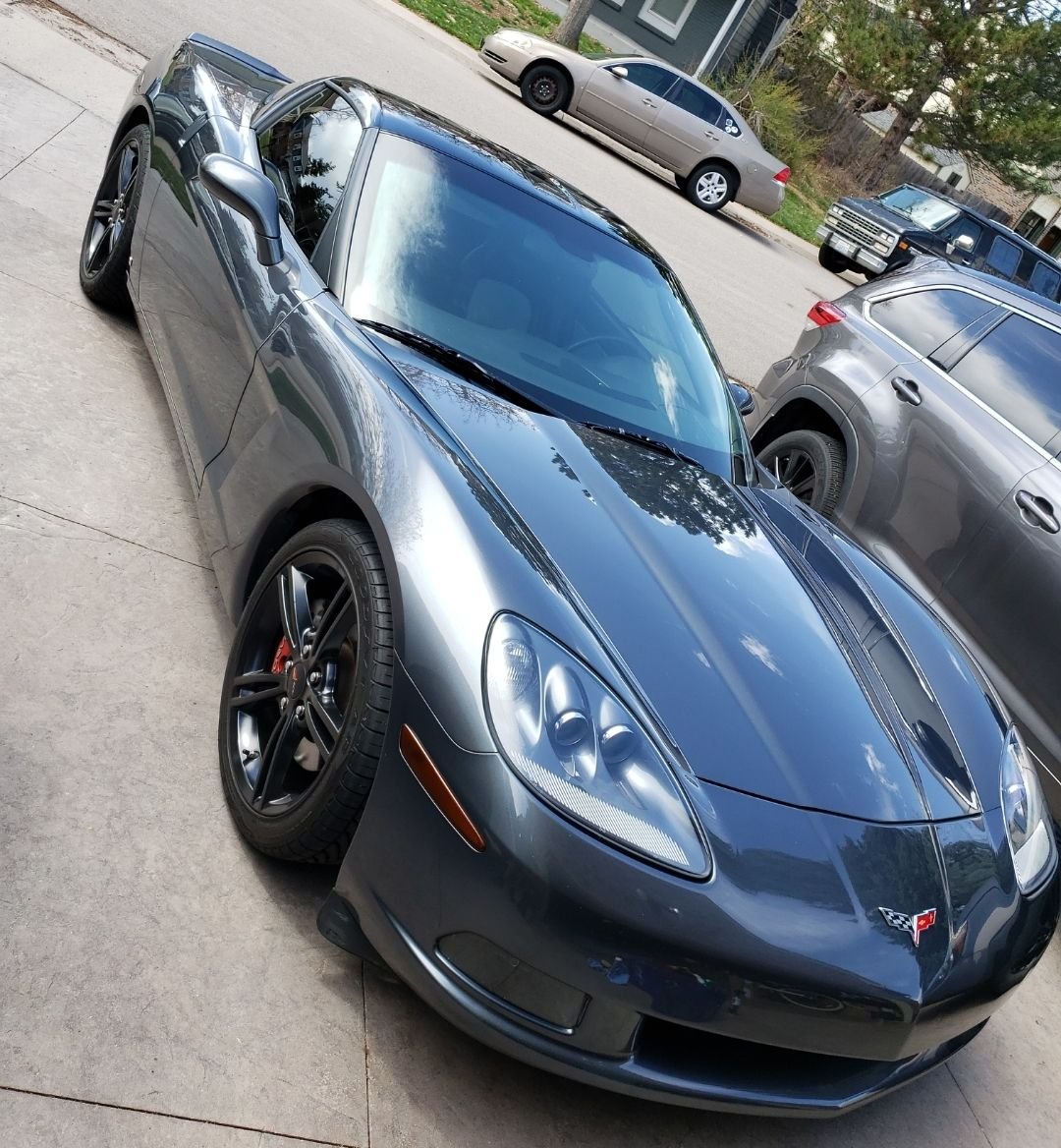 FS (For Sale) Beautiful low mileage 2009 C6 Cyber Grey w 2 tone ...