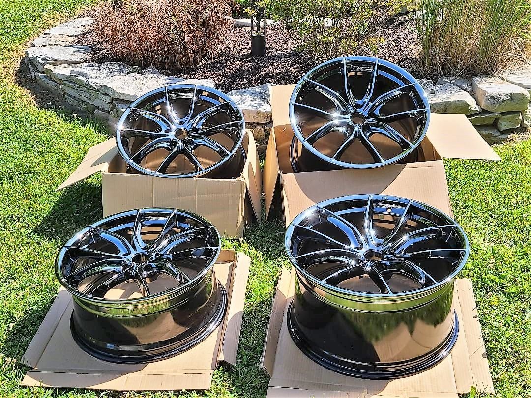 FS (For Sale) New Set of Forgeline F01 Black Ice Finished Wheels for ...