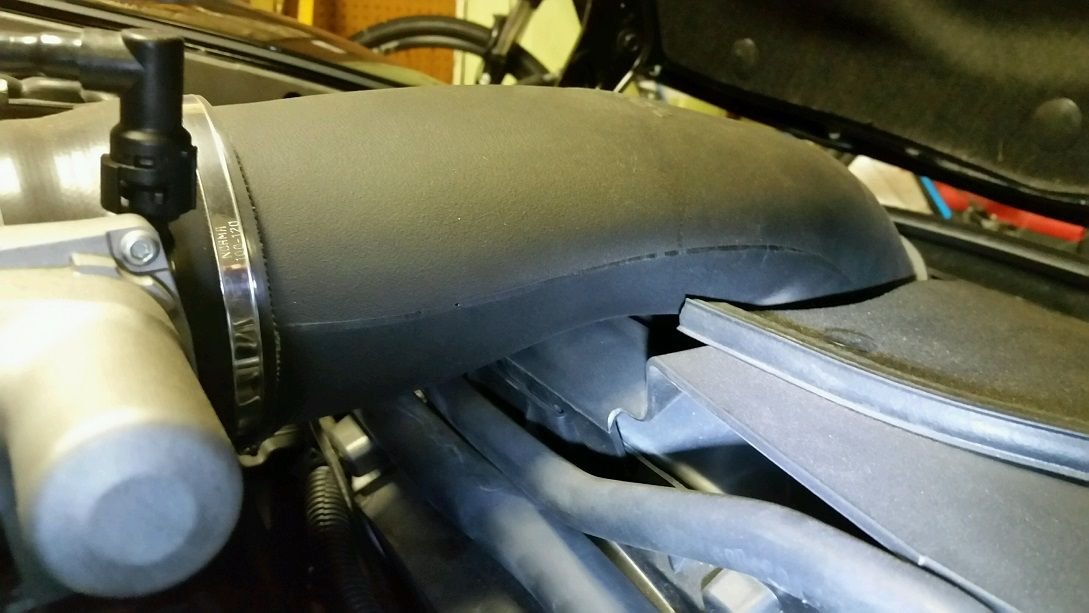 Z06 Halltech MF103 - Tube doesn't fit well over radiator support ...