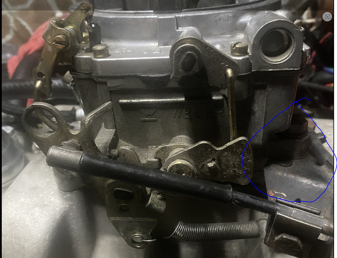 Location of Secondary Carburetor Spring? - CorvetteForum - Chevrolet ...