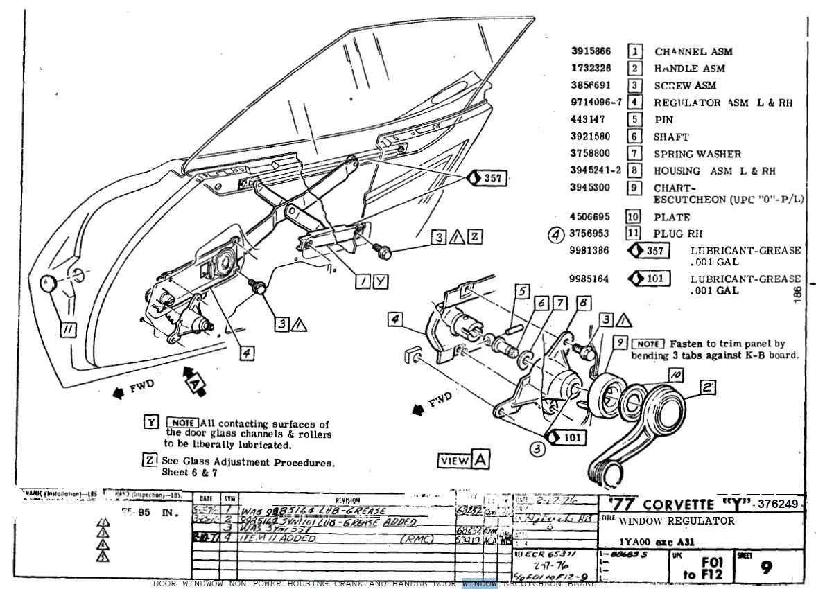 Window Crank Play - CorvetteForum - Chevrolet Corvette Forum Discussion