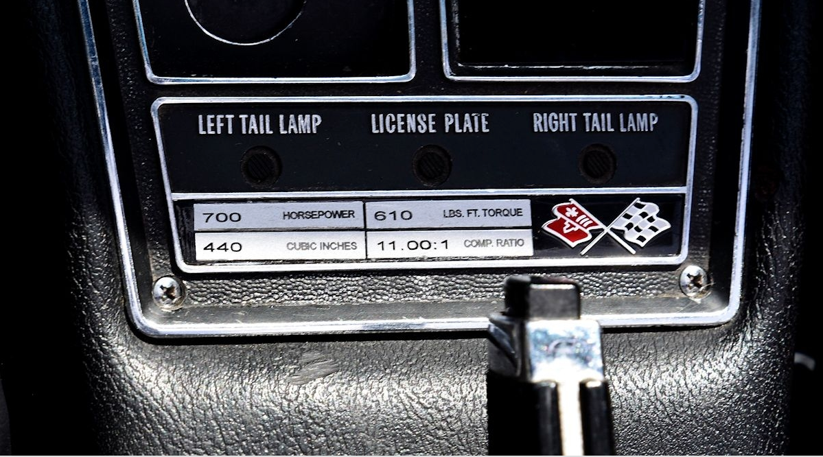 Custom Console Data Plate - CorvetteForum - Chevrolet Corvette Forum ...