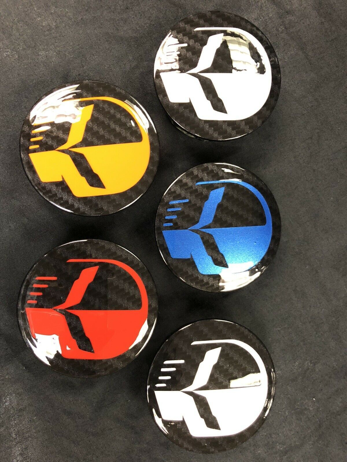 2005-2019 C6 C7 Corvette GM Jake Skull Corvette Center Caps ...