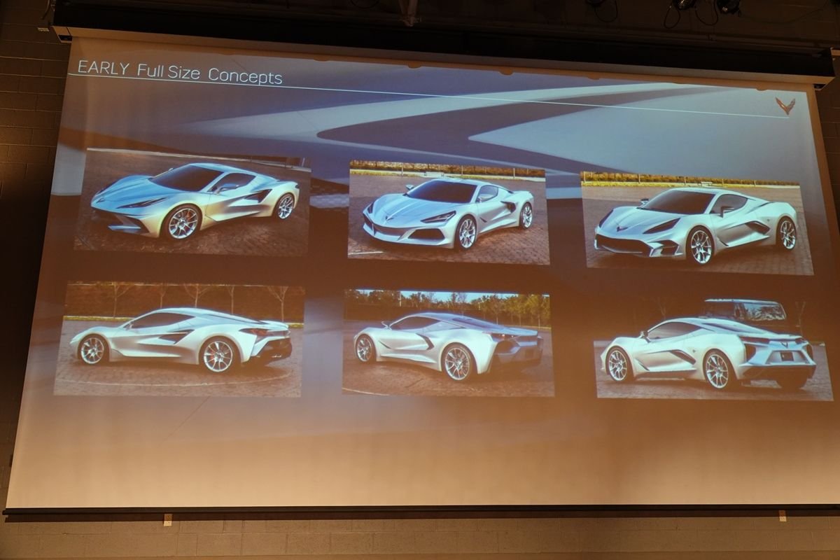 C8 Development Pictorial Design History - Sketch, Clay, CAD ...