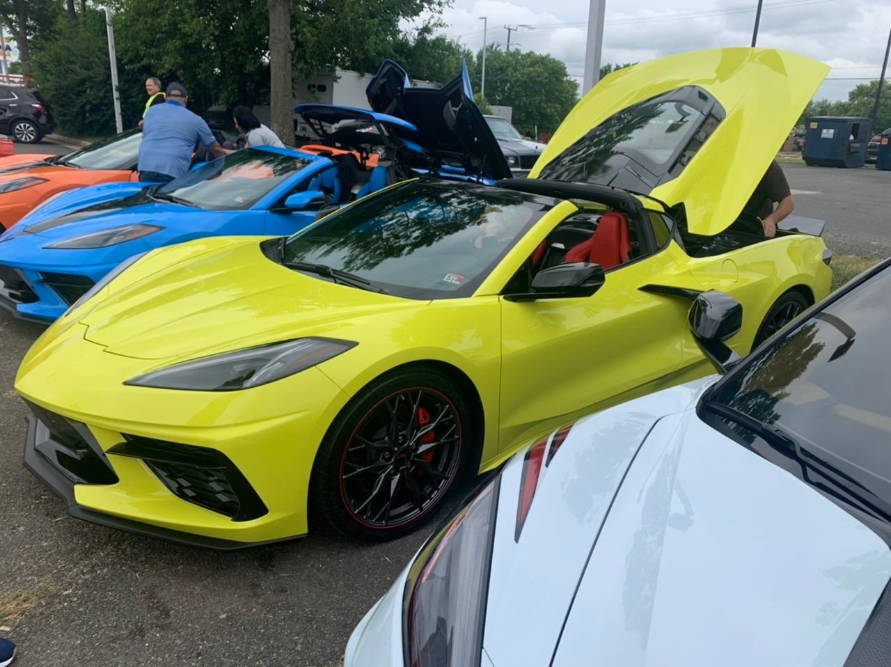 Good morning, C8 Corvettes in darn near every color/configuration - a ...