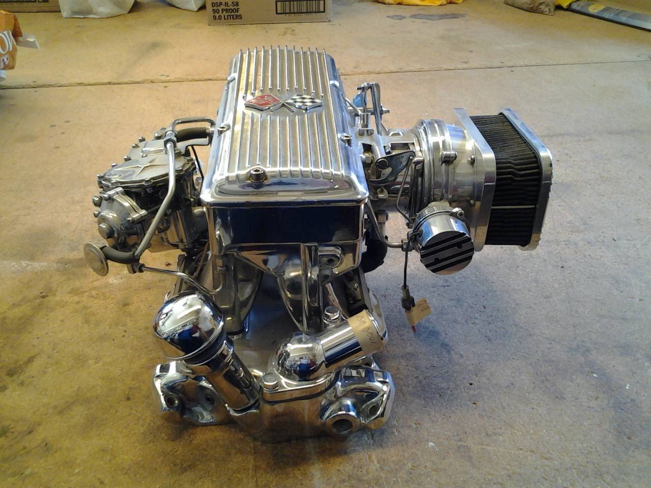 FS (For Sale) 1963 Chrome Rochester Fuel Injection Unit w/ Distributor ...