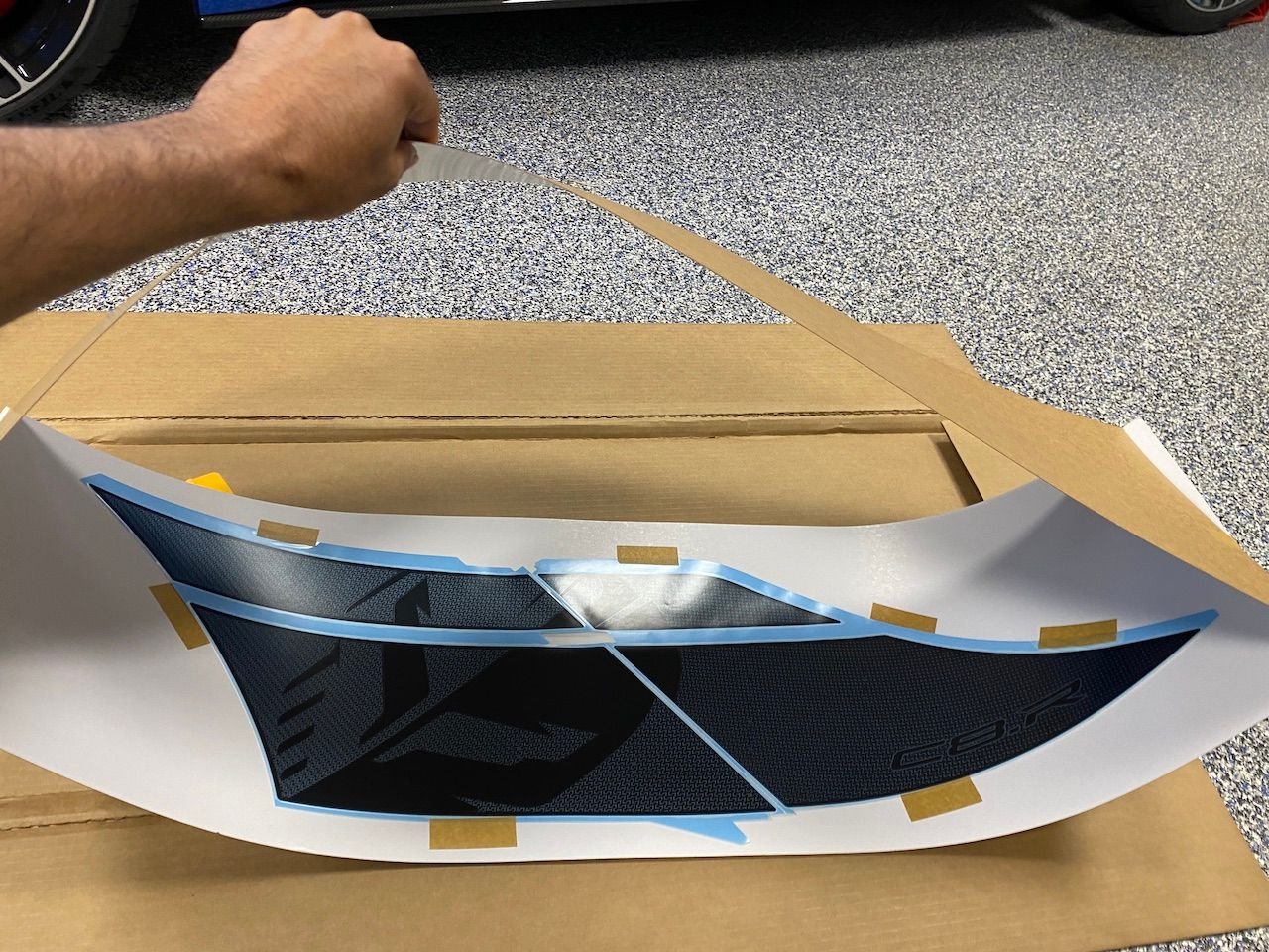 FS (For Sale) C8 Z06 OEM Jake rear quarter panel decal - CorvetteForum ...