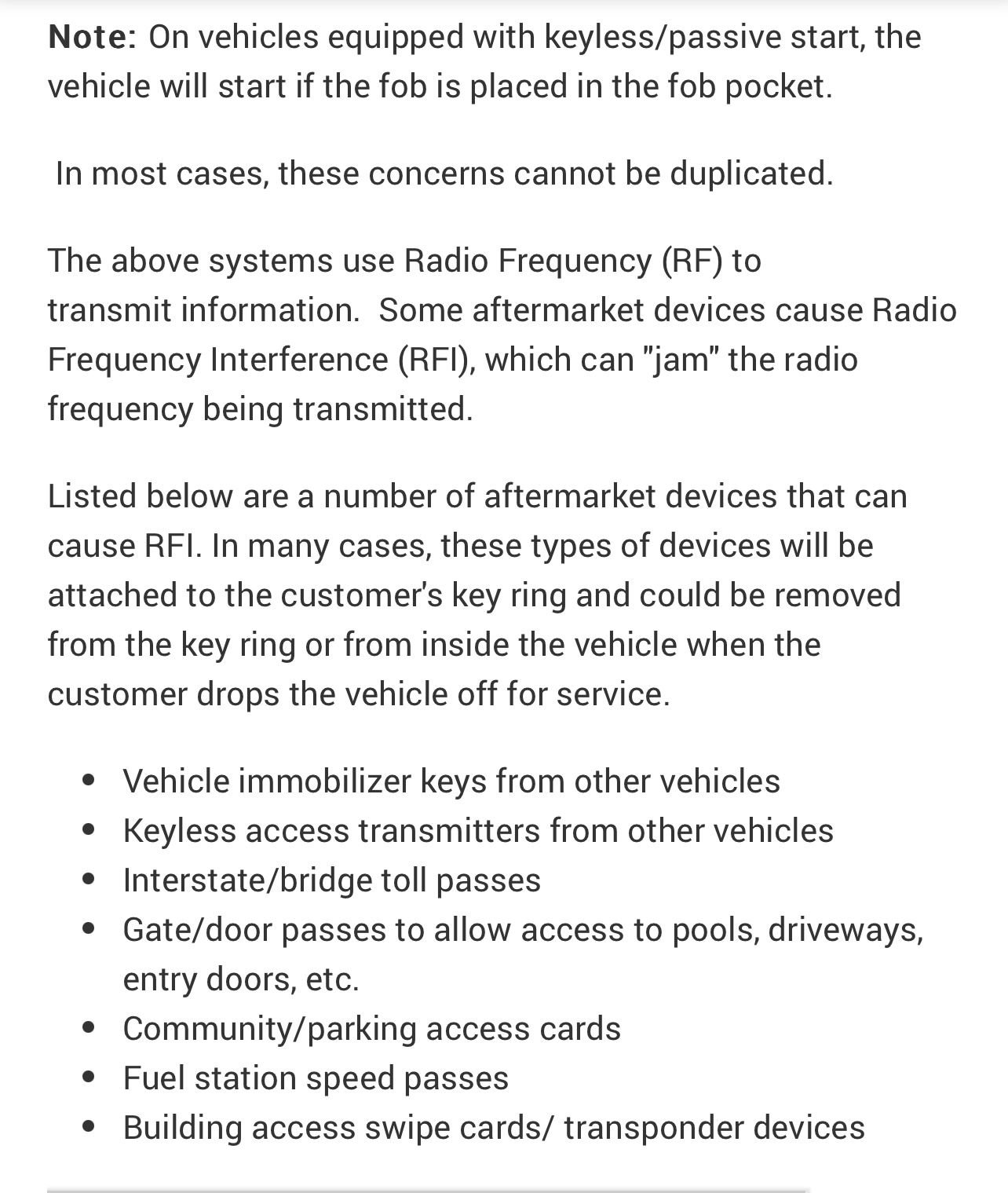 key fob not detected - CorvetteForum - Chevrolet Corvette Forum Discussion