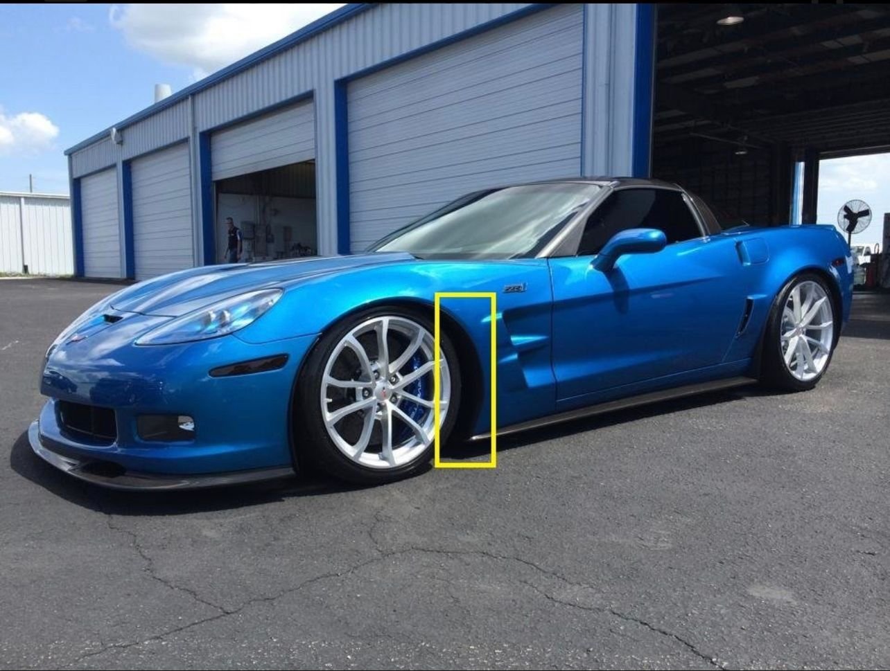 WTB (Want To Buy) Front Fender Rear Liner Splash Guard (Z06 ...