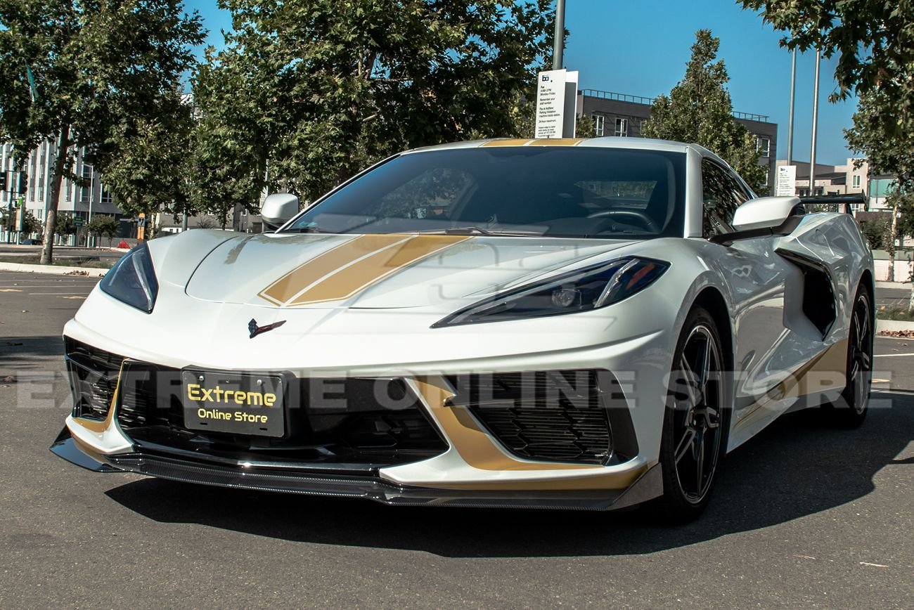 Corvette C8 5VM Style Carbon Flash Front Splitter Lip Spoiler - CorvetteForum - Chevrolet ...