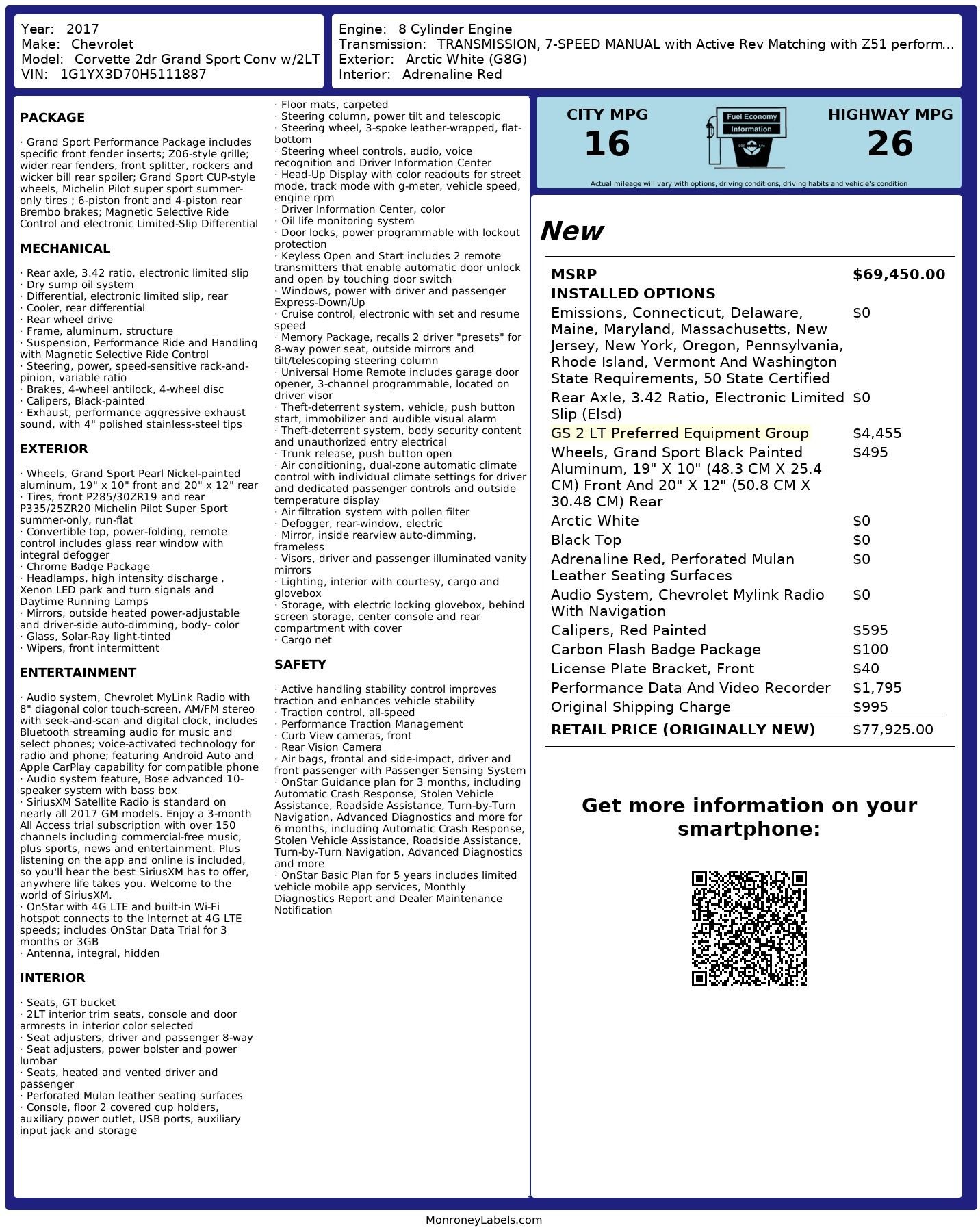 Is there a way to get a reproduced or copy of the window sticker ...