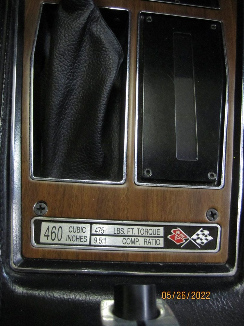 Custom Console Data Plate - CorvetteForum - Chevrolet Corvette Forum ...