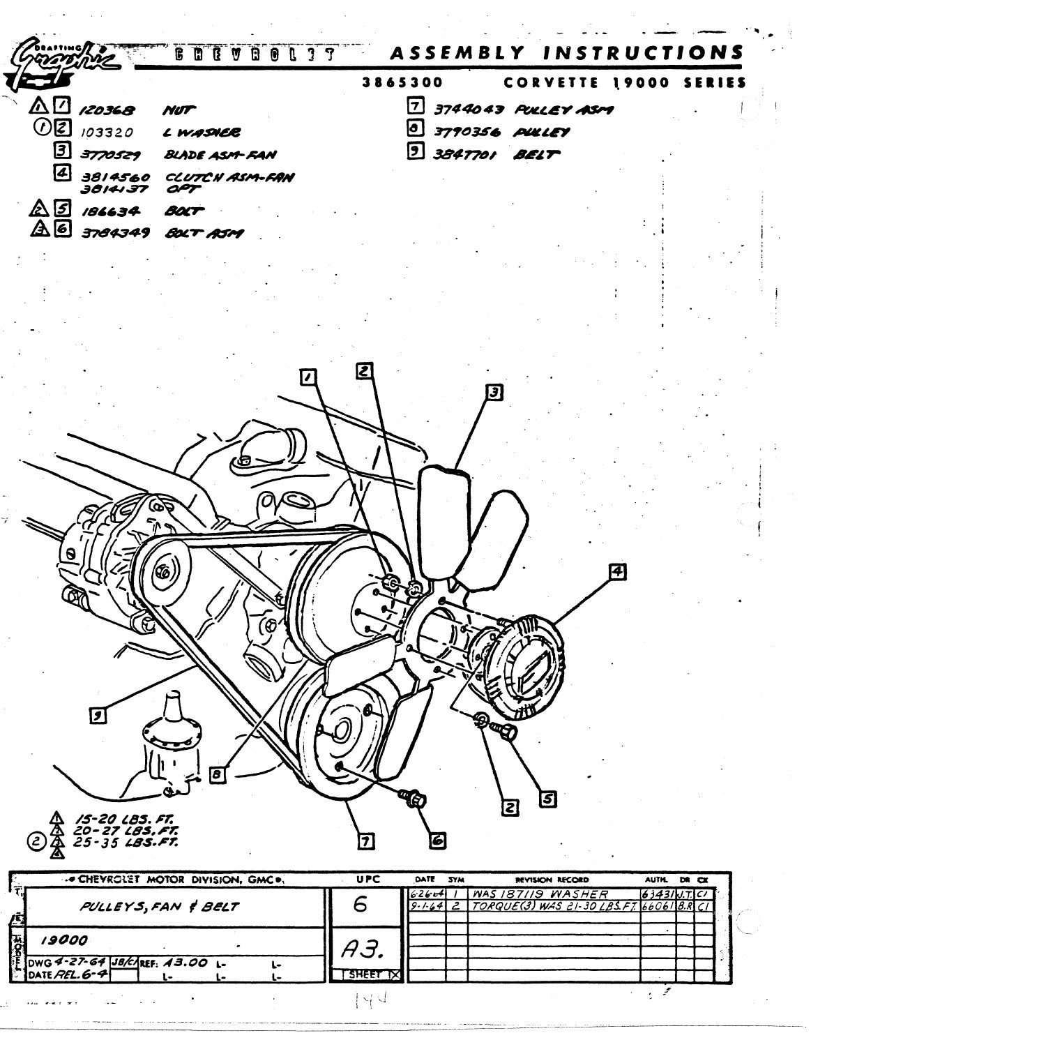 Pulley alignment 65 300 hp - CorvetteForum - Chevrolet Corvette Forum ...