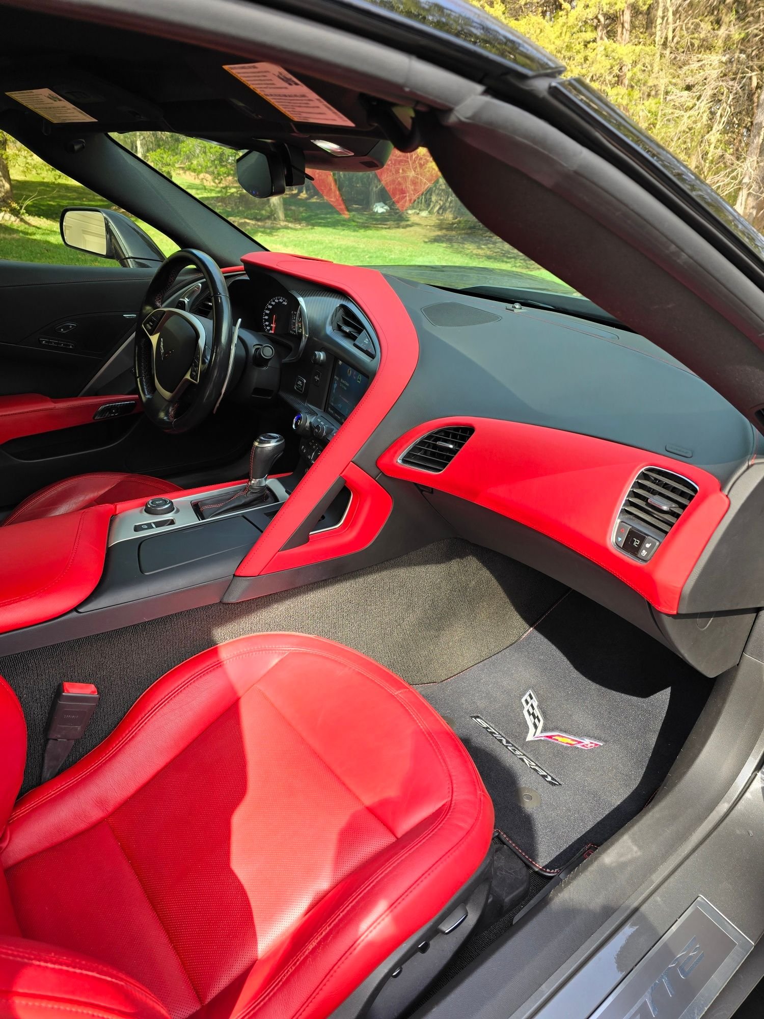 Added more Adrenaline red to the interior. - CorvetteForum - Chevrolet ...