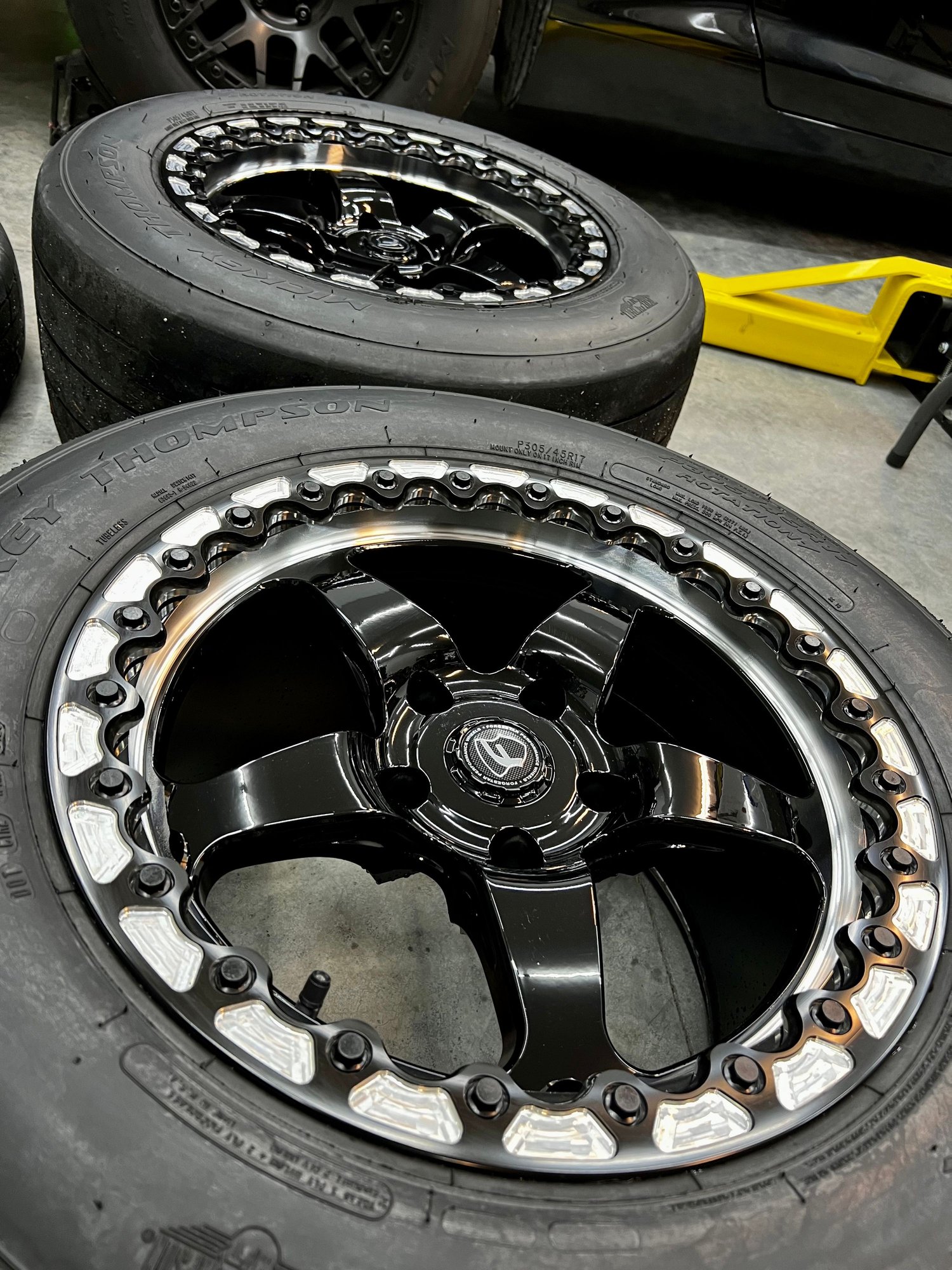 FS (For Sale) C7 Z06 Beadlock Forgestar D5 drag pack 18” front / 17 ...