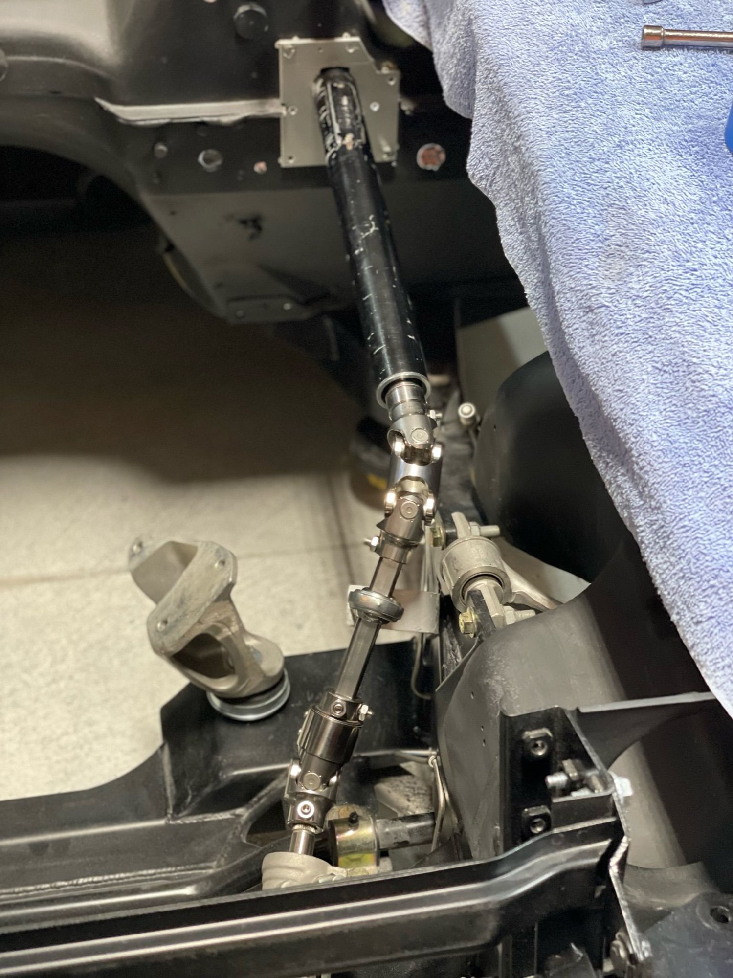 C1 Rack and pinion conversion with original column - CorvetteForum ...