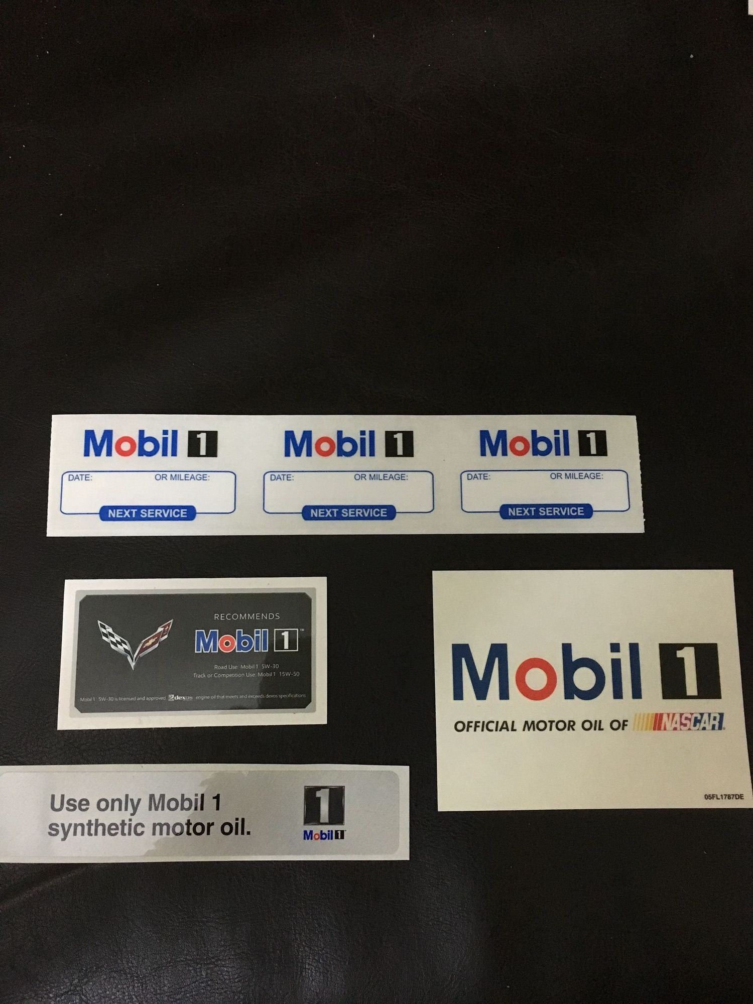 Mobil 1 Recommended Stickers - CorvetteForum - Chevrolet Corvette Forum ...
