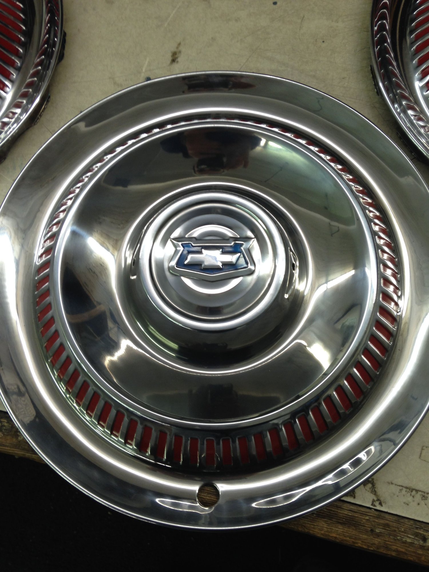 54 hubcap restoration - CorvetteForum - Chevrolet Corvette Forum Discussion