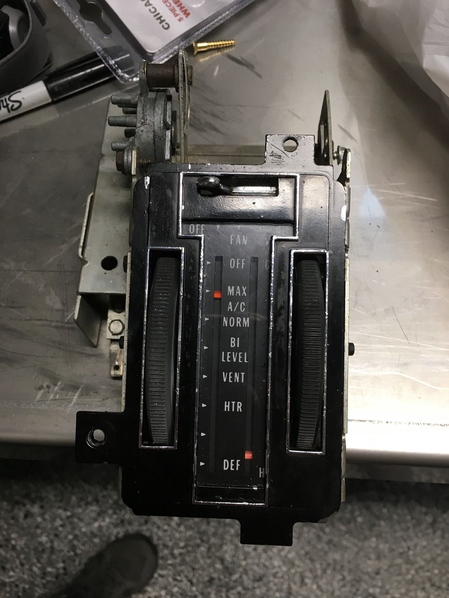 FS (For Sale) 1973 Corvette Heater AC Control Assembly - CorvetteForum ...