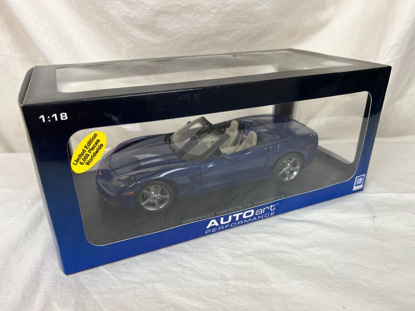 FS: AutoArt 1:18 C6 convertible Lemans Blue Limited Edition ...