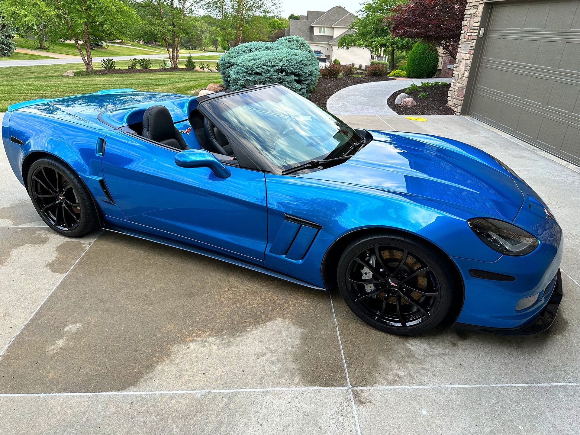 FS (For Sale) 2010 Jetstream Blue Corvette GS Convertible Manual ...