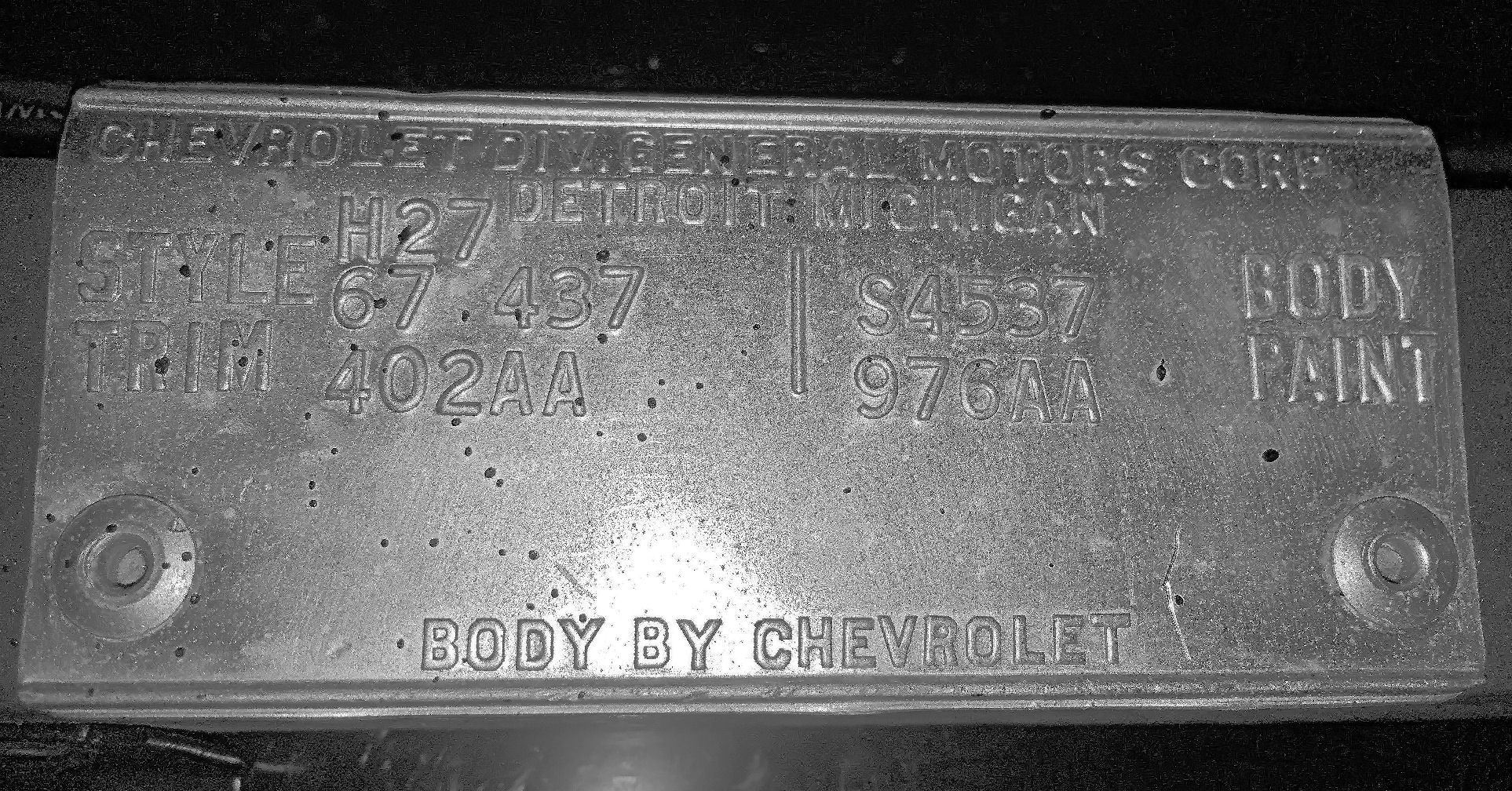 Trim Tag Opinion {Original?} - CorvetteForum - Chevrolet Corvette Forum ...